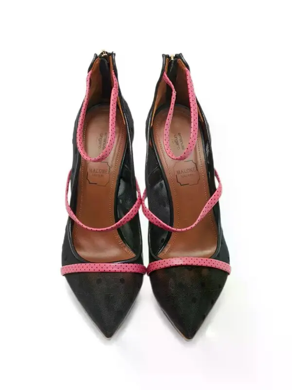 MALONE SOULIERS Maureen Net Pumps - Black