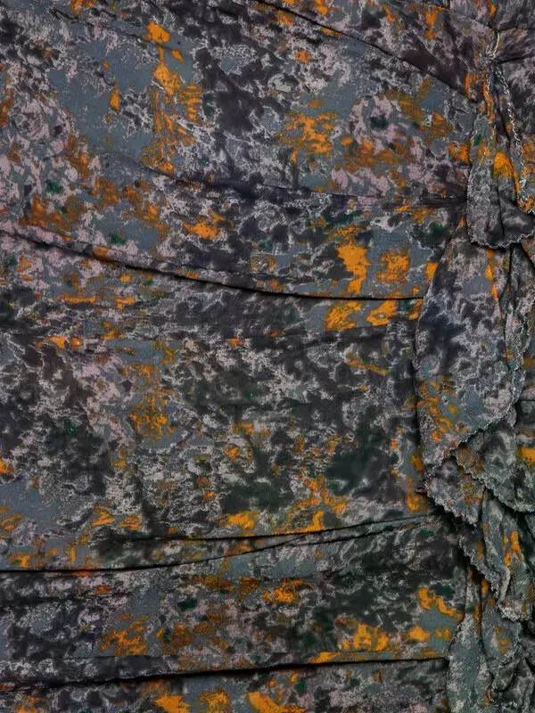 ISABEL MARANT VINTAGE Printed Ruched Dress