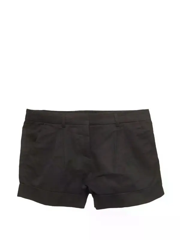 Balenciaga Pleated Mini Shorts - Black