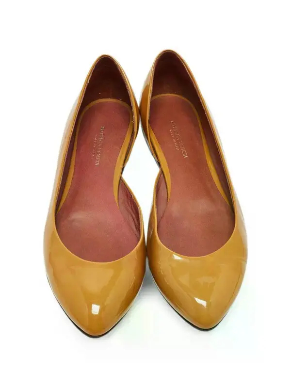 Bottega Veneta Patent Leather Ballet Flats