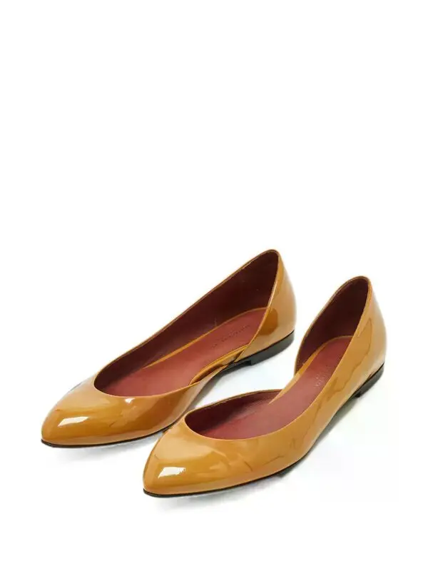 Bottega Veneta Patent Leather Ballet Flats