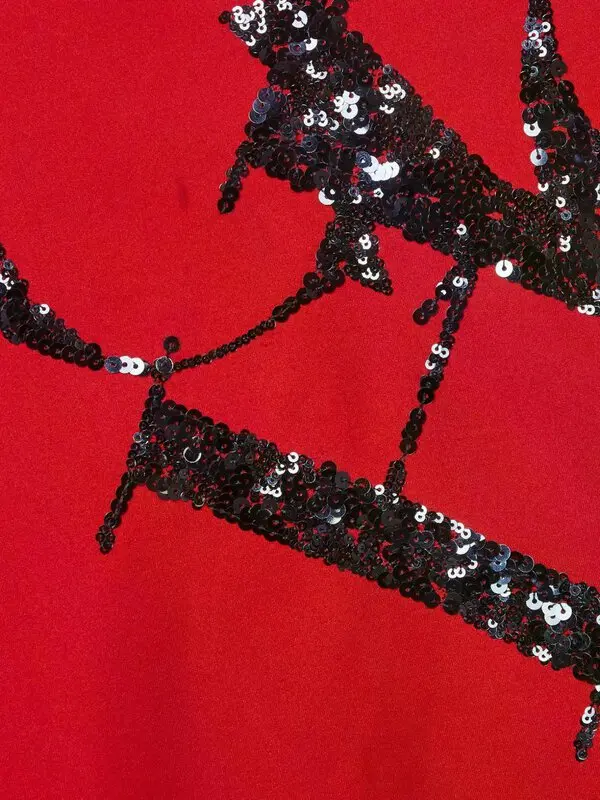 Carolina Herrera Sequin-embellished Ruffled Mini Dress