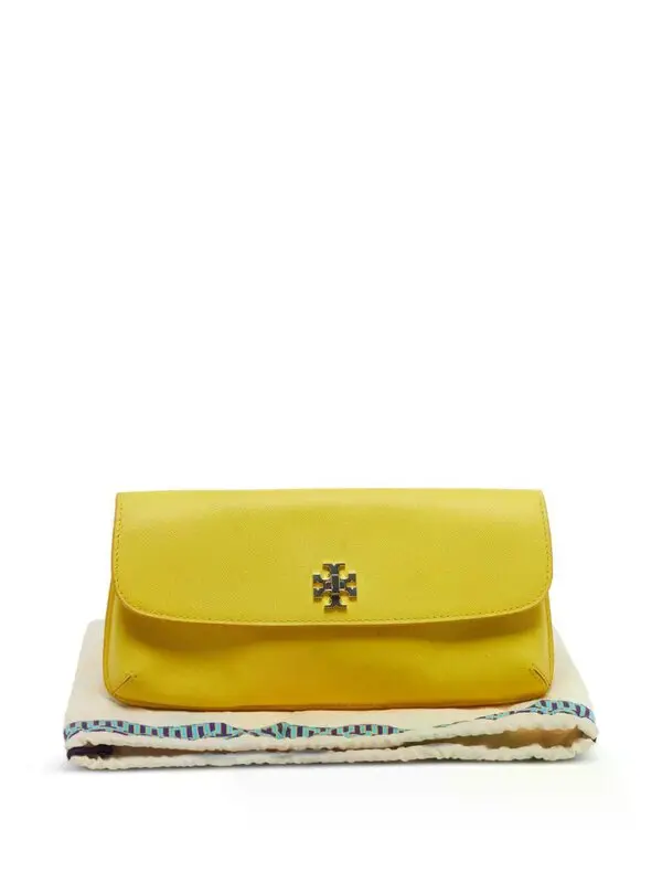 Tory Burch Diana Leather Clutch Bag