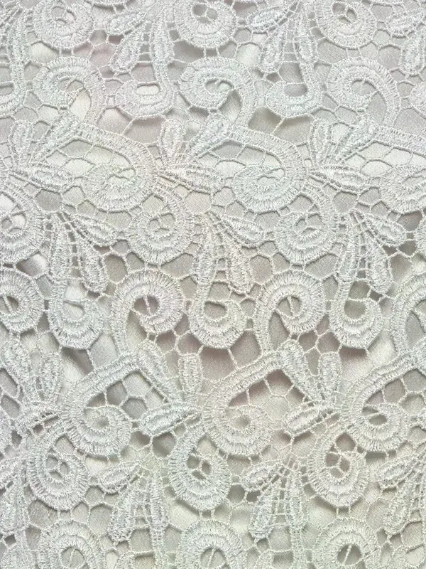 ONYX NITE Guipure-lace Mini Dress