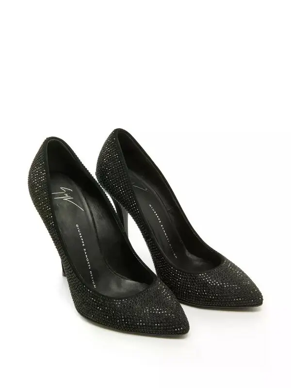 GIUSEPPE ZANOTTI Crystal-embellished Stiletto Pumps