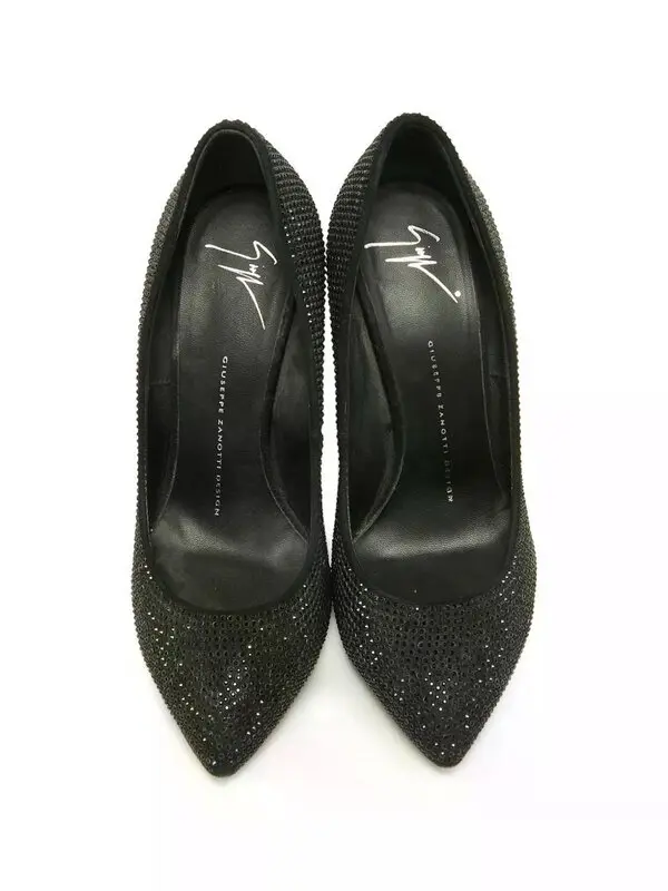 GIUSEPPE ZANOTTI Crystal-embellished Stiletto Pumps