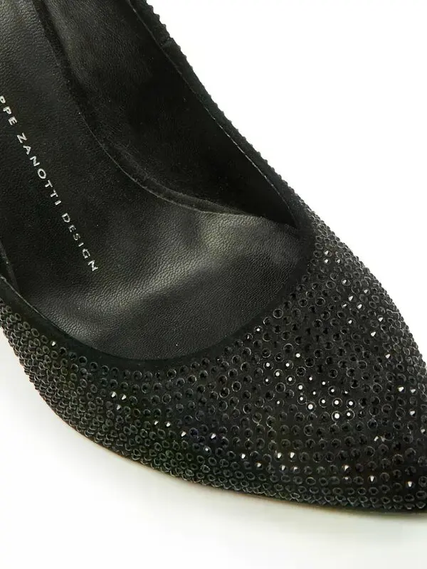 GIUSEPPE ZANOTTI Crystal-embellished Stiletto Pumps