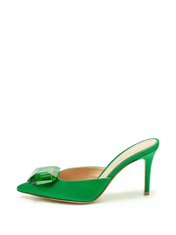 GIANVITO ROSSI Jaipur Jewel-embellished Mules