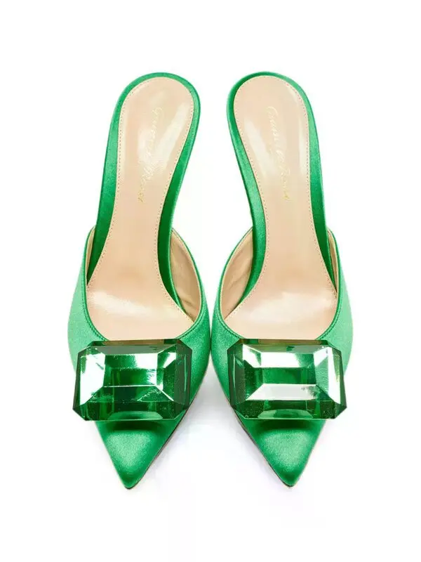 GIANVITO ROSSI Jaipur Jewel-embellished Mules