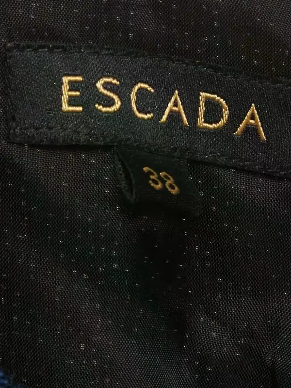 Escada Checkered Tweed Dress