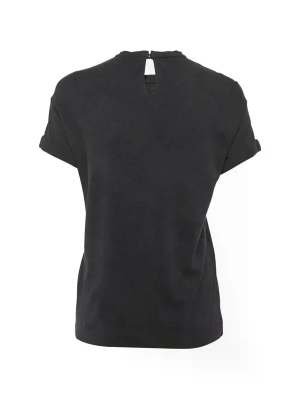 Brunello Cucinelli Monili-trim Jersey T-shirt