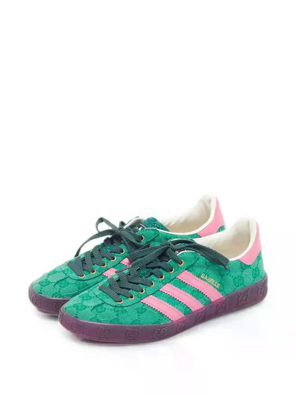 Gucci X Adidas Gazelle Gg-monogram Sneakers