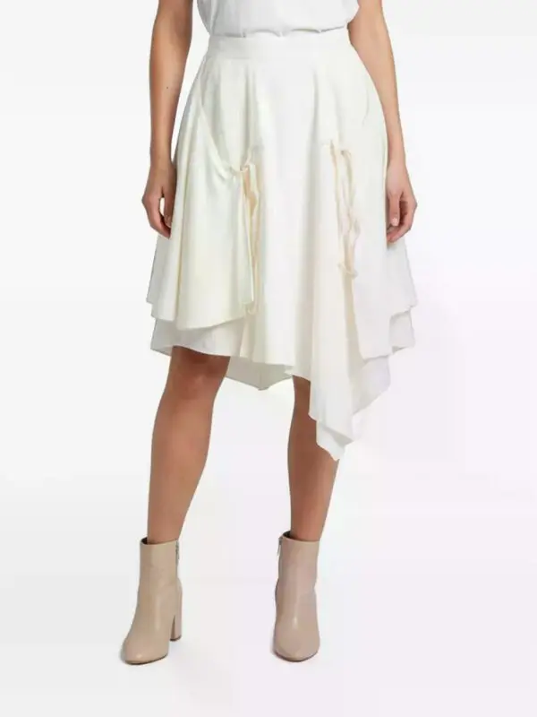 Loewe X Paula's Ibiza Panelled Midi Skirt - Neutrals