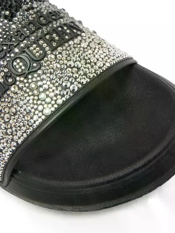 Alexander McQueen Crystal-embellished Slides