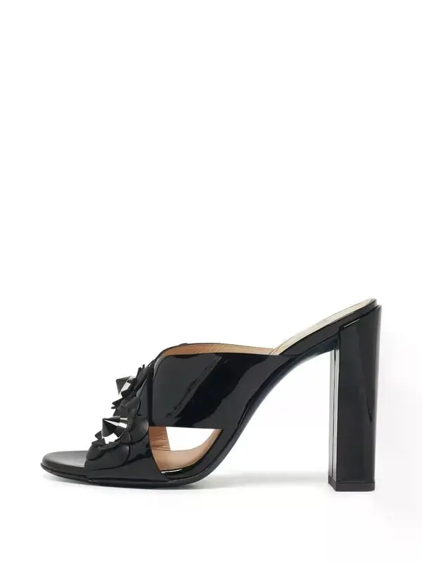 Fendi Flowerland Criss-cross Heeled Sandals