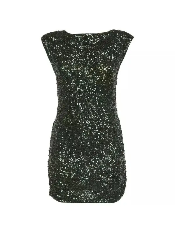 Alice + Olivia Sequin-embellished Bodycon Mini Dress - Green