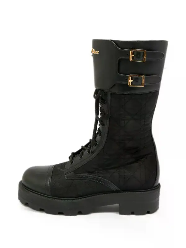 Dior D-trap Combat Boots - Black