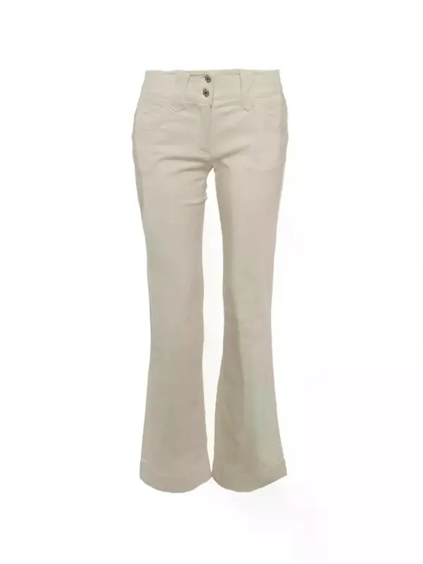 Dolce & Gabbana Logo-plaque Flared Jeans