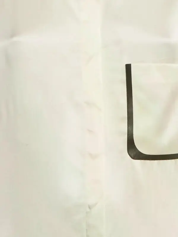 Fendi Contrast-trim Shirt Midi Dress