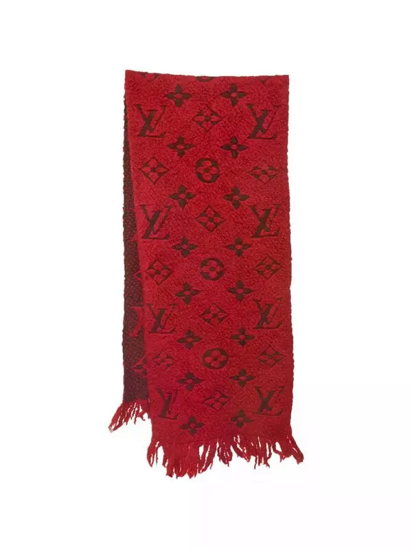 LOUIS VUITTON Logomania Monogram Scarf