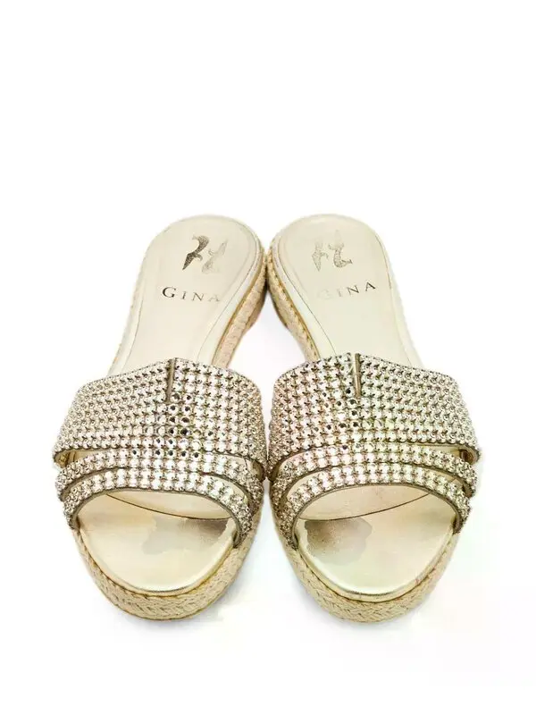 GINA Crystal-embellished Sandals