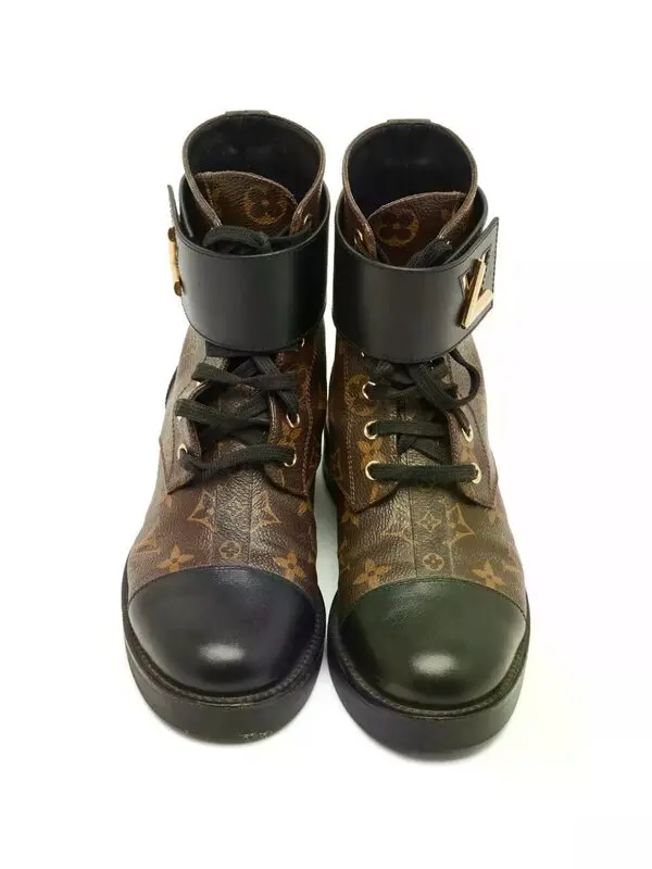 LOUIS VUITTON Wonderland Ranger Monogram Ankle Boots