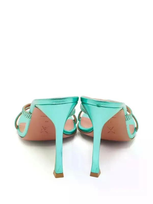 Amina Muaddi Adriana Crystal-embellished Sandals