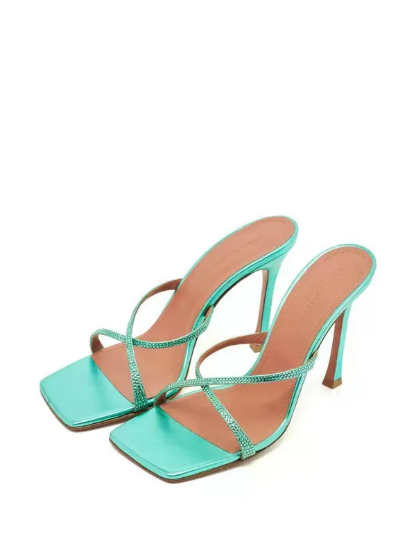 Amina Muaddi Adriana Crystal-embellished Sandals