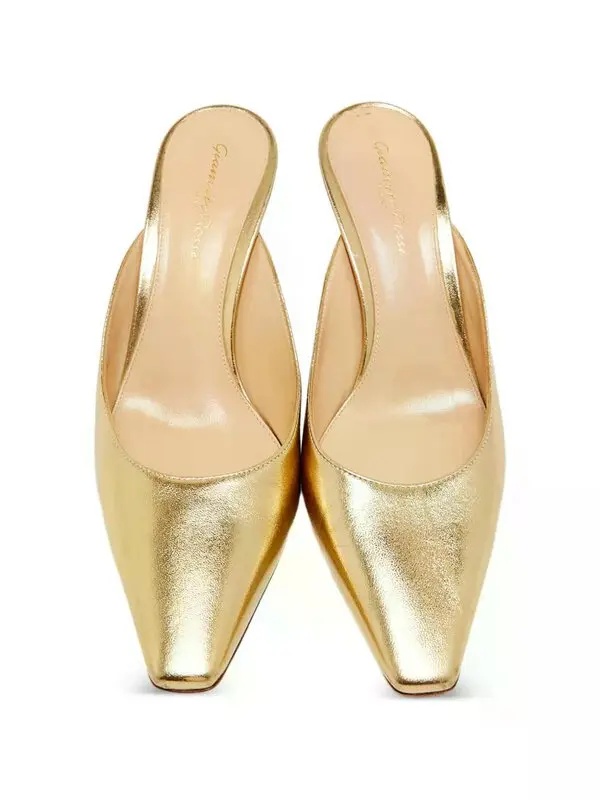GIANVITO ROSSI Lindsay Heeled Mules