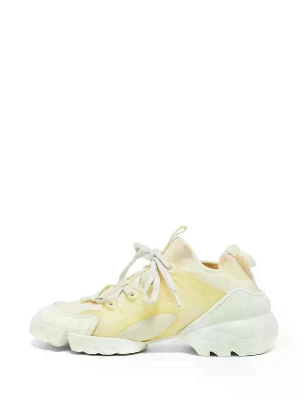 Dior D-connect Lace-up Sneakers - Neutrals