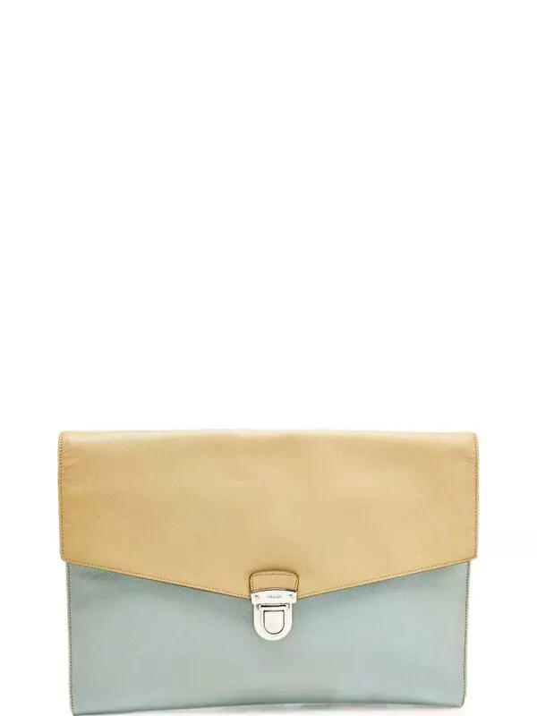 Prada Saffiano Bicolo Envelope Case