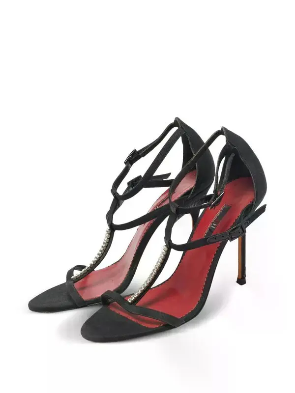 Carolina Herrera Crystal-embellished Ankle-strap Stiletto Sandals