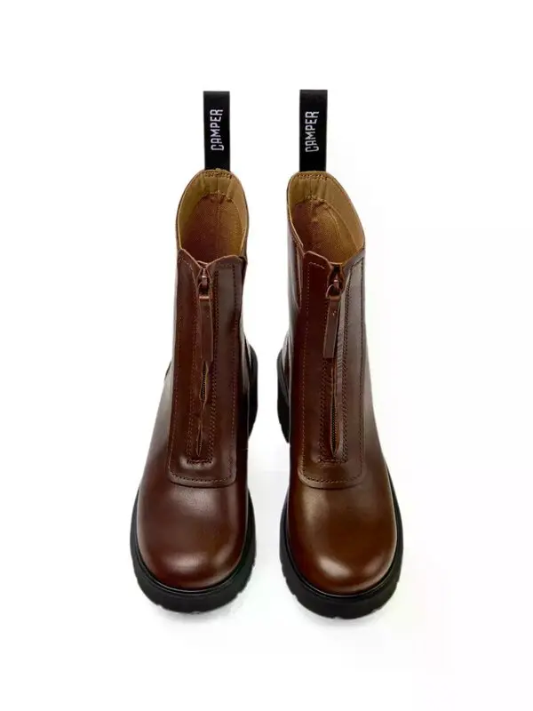 Camper Milah Zip-front Ankle Boots