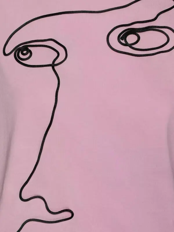 Moschino Appliqué Detail Cotton T-shirt