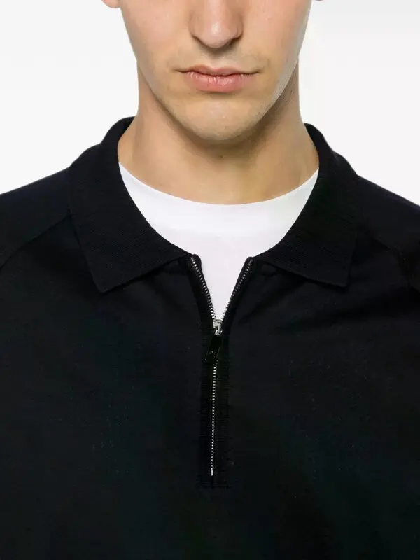 Pal Zileri Zip-fastening Raglan-sleeve Polo Shirt