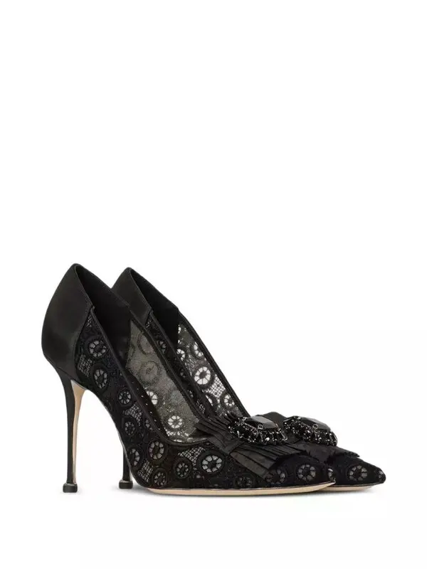 Manolo Blahnik Danceny Embellished Pumps