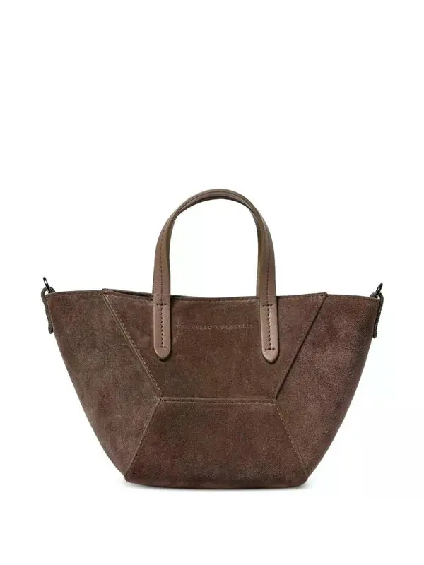 Brunello Cucinelli Monili-chain Shoulder Bag - Brown