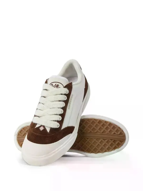 Casablanca Del Mar Leather Sneakers