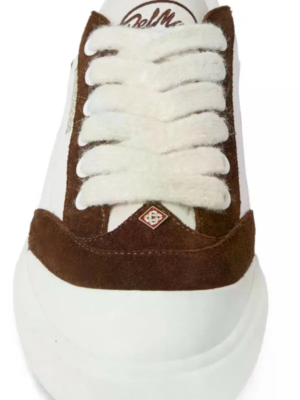 Casablanca Del Mar Leather Sneakers