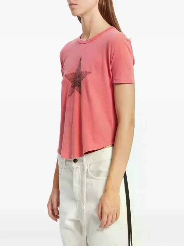ANN DEMEULEMEESTER Floor Star-print Jersey T-shirt