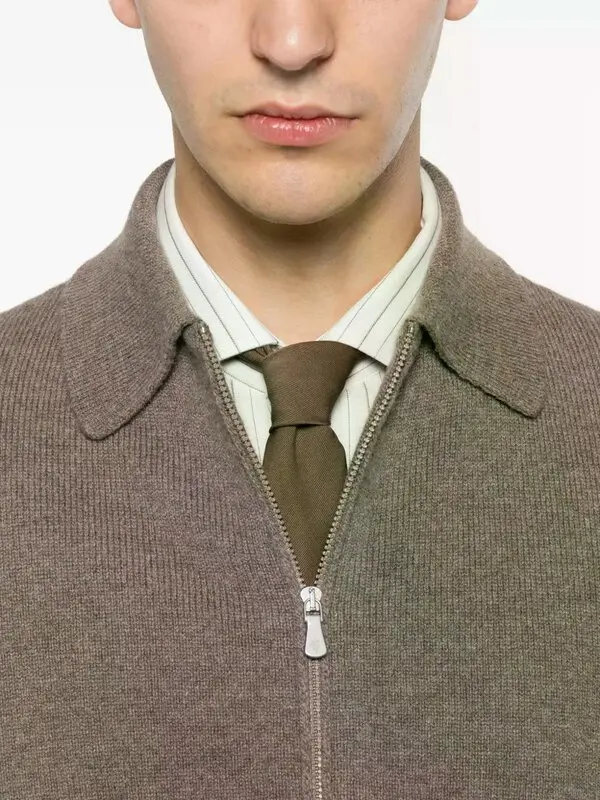 Eleventy Long-sleeve Zip-fastening Cardigan