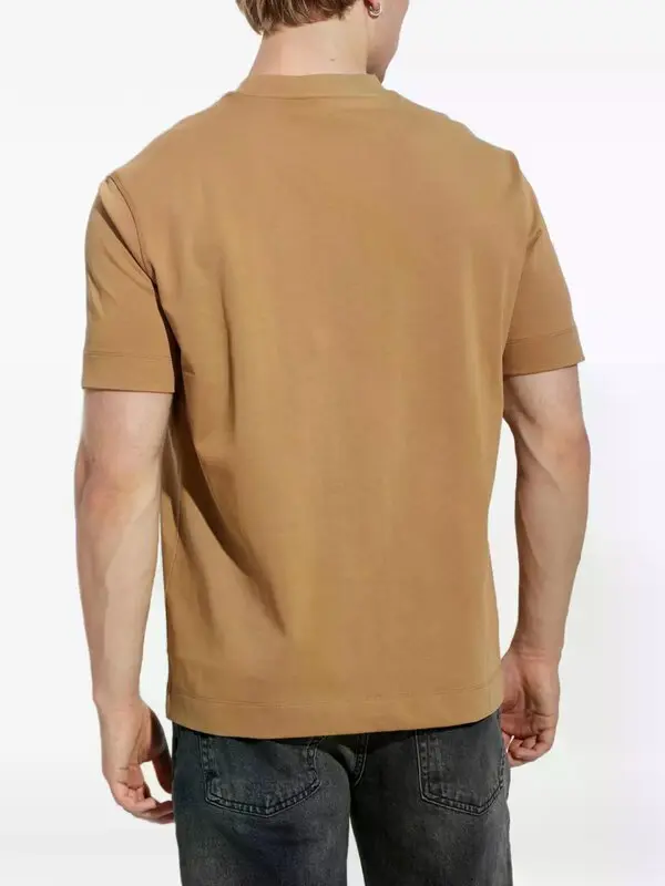 Emporio Armani Logo-embroidered T-shirt