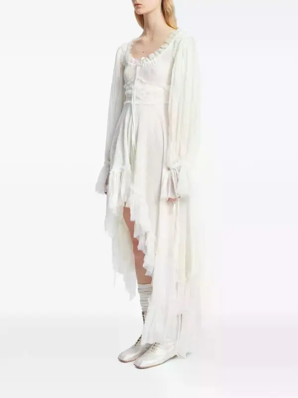 ANN DEMEULEMEESTER Giti Ruffled Asymmetric Dress