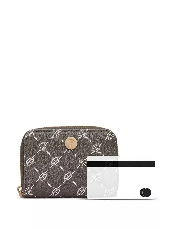 JOOP! Cortina Aena Patterned Zip Wallet - Brown