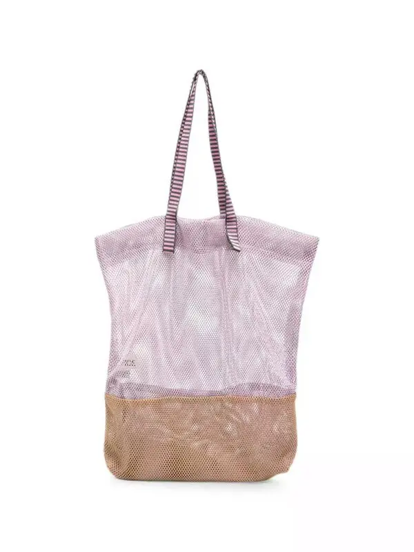 ÉPICE Two-tone Mesh Shoulder Bag