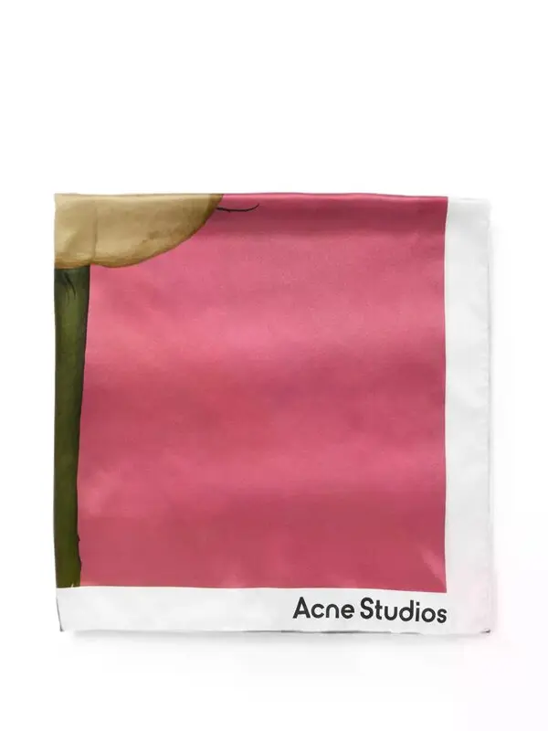 Acne Studios Square Silk Scarf
