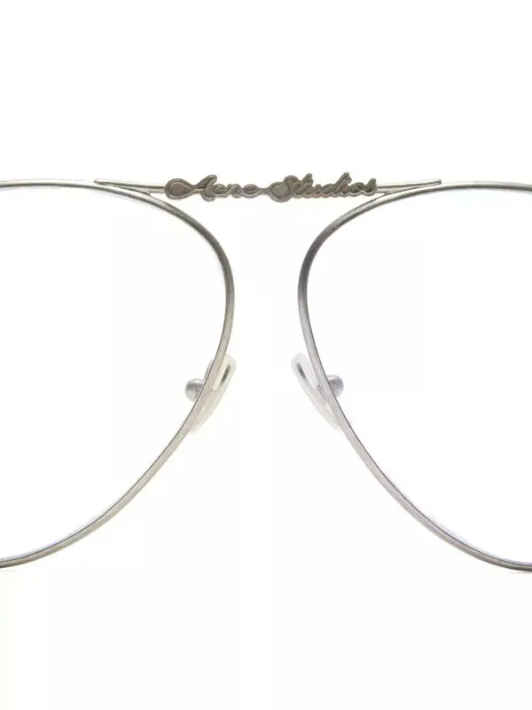 Acne Studios Logo-detail Pilot-frame Glasses