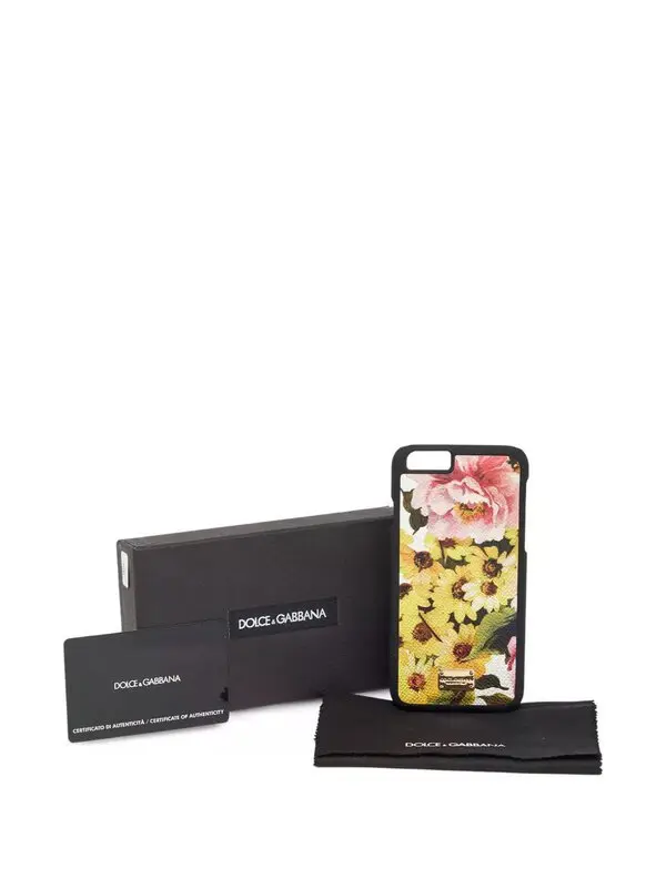 Dolce & Gabbana Floral-print Leather Iphone 6 Case