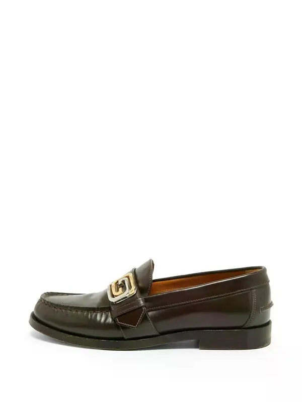Gucci Horsebit Patent Leather Loafers - Brown