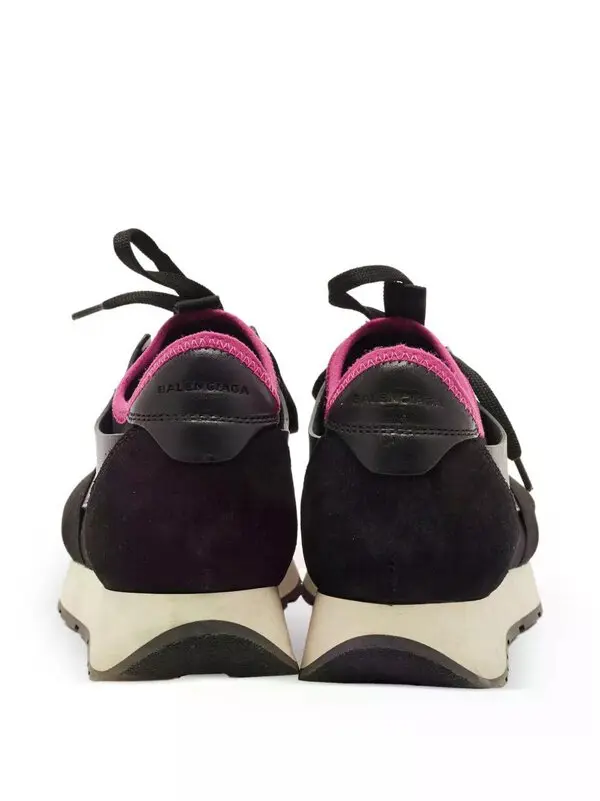 Balenciaga Race Runner Mesh Sneakers - Black